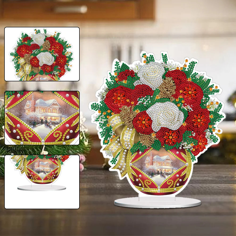 Acrylic Bouquet Diamond Painting Desktop Decoration | Office & Home ...