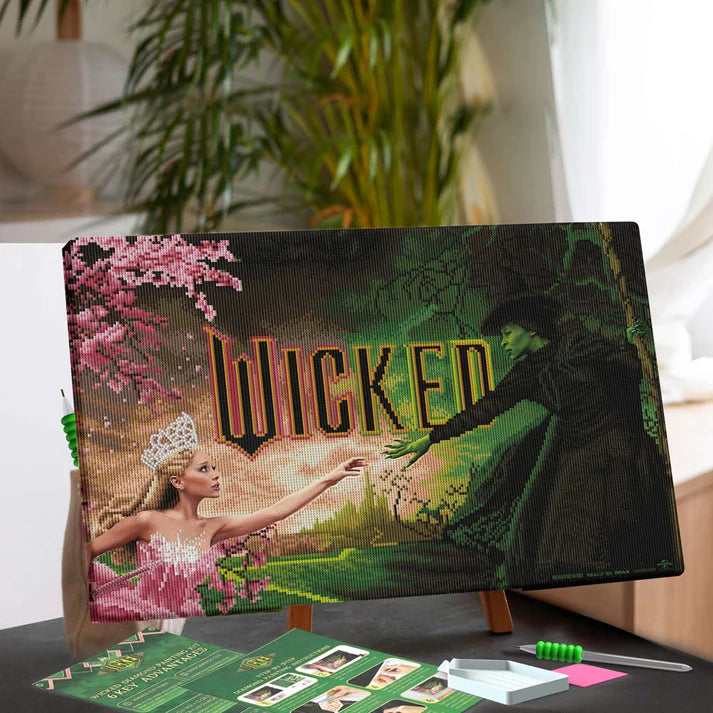 Wicked Diamond Painting Kit 💚 Broadway Musical Wall Art – TheDiamondCrafts